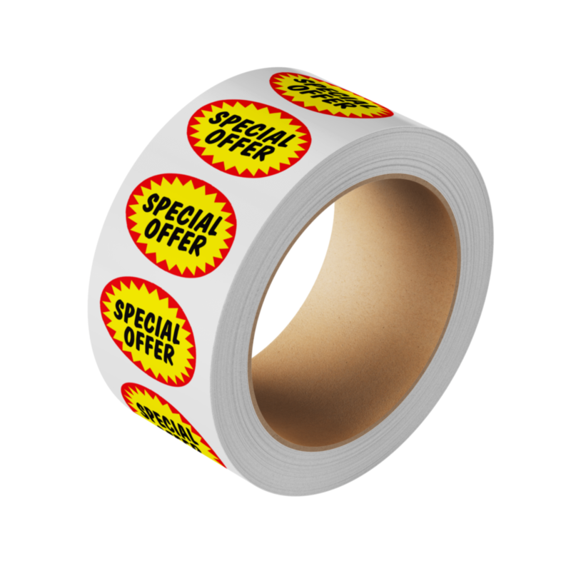 Starburst Special Offer Labels 37x28mm Permanent | Labels Online