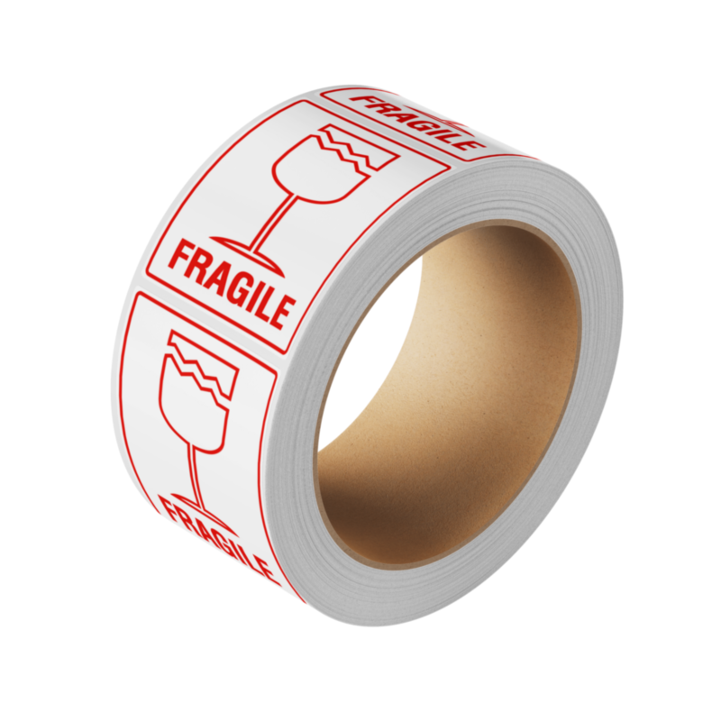 Fragile Labels 75x100mm | Labels Online