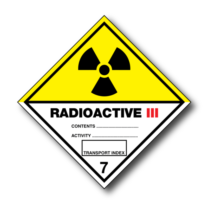 Radioactive III 7 Labels 100x100mm | Labels Online