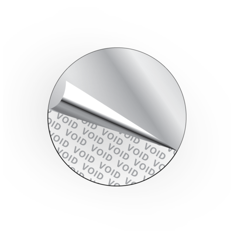 Silver Void Stickers 20mm | Labels Online