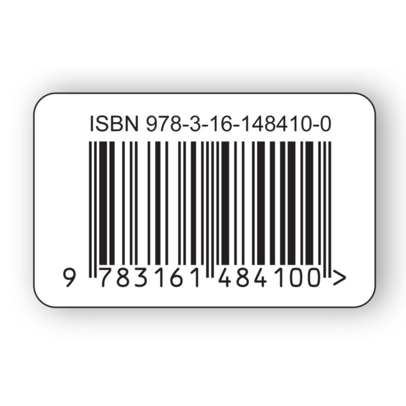 ISBN Barcode Labels 40x25mm | Labels Online