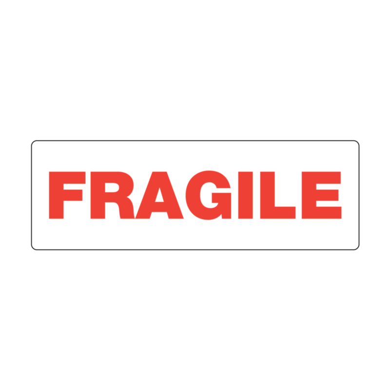 Fragile Labels 150x50mm | Labels Online