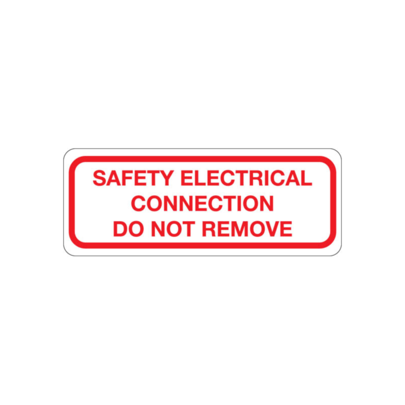 Safety Electrical Connection Labels 65x25mm | Labels Online