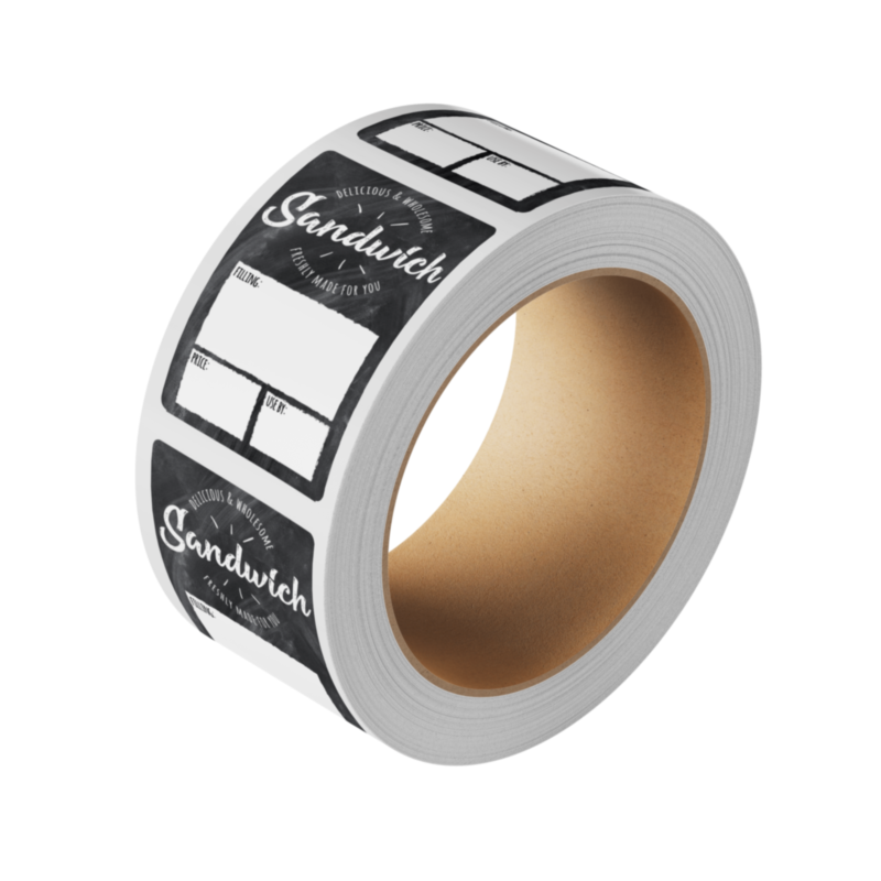 Freshly Made Sandwich Packaging Labels 50x73mm | Labels Online