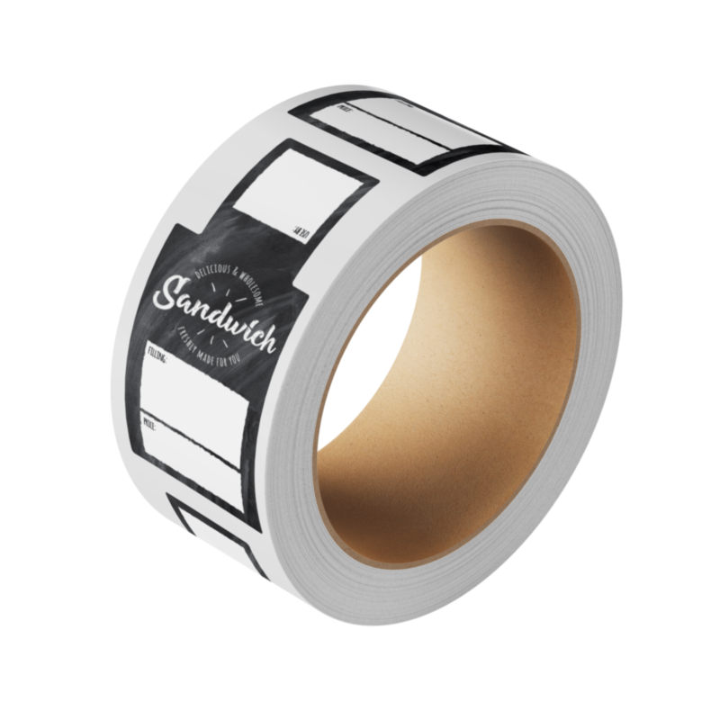 Freshly Made Sandwich Packaging Labels 66x146mm | Labels Online