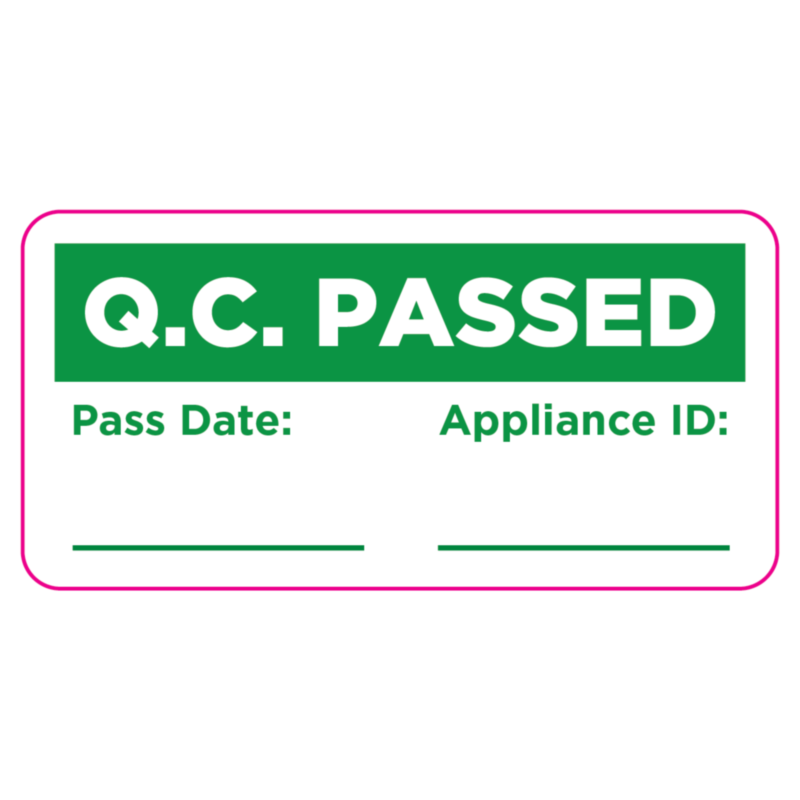 QC Passed Labels 50x25mm | Labels Online
