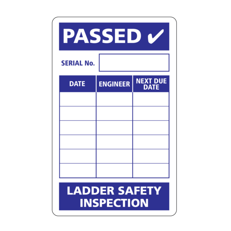 Ladder Inspection Labels 80x50mm | Labels Online