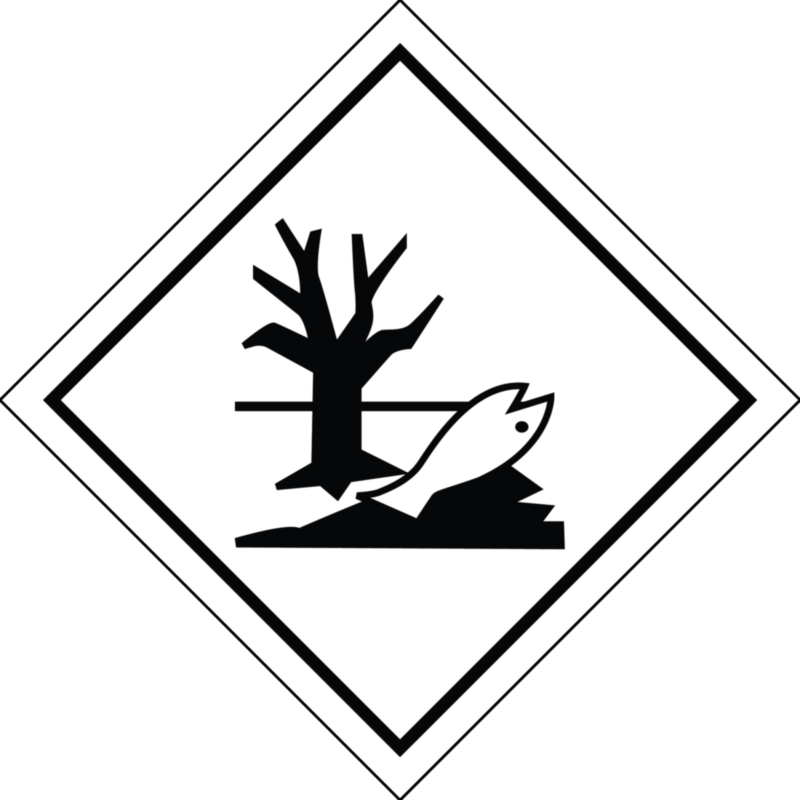 Marine Pollutant Placard Labels 250x250mm | Labels Online