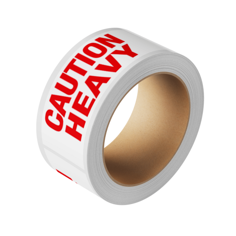 Caution Heavy Labels 150x50mm Paper | Labels Online