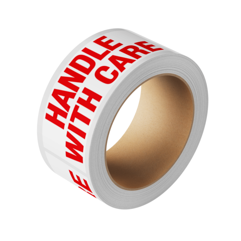 Handle with Care Labels 150x50mm Paper | Labels Online