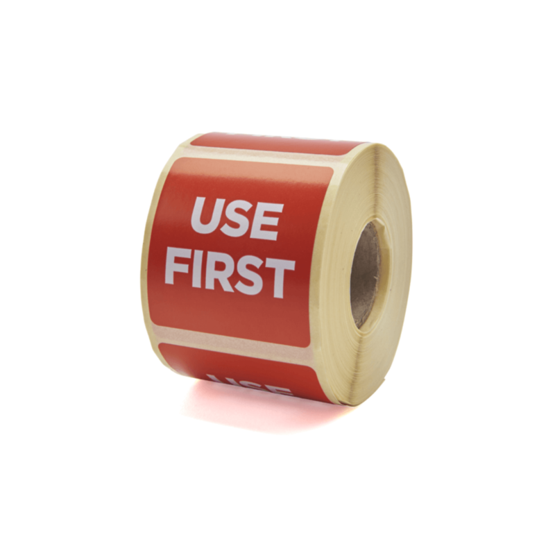 Use First Stickers 50x50mm Water Soluble | Labels Online