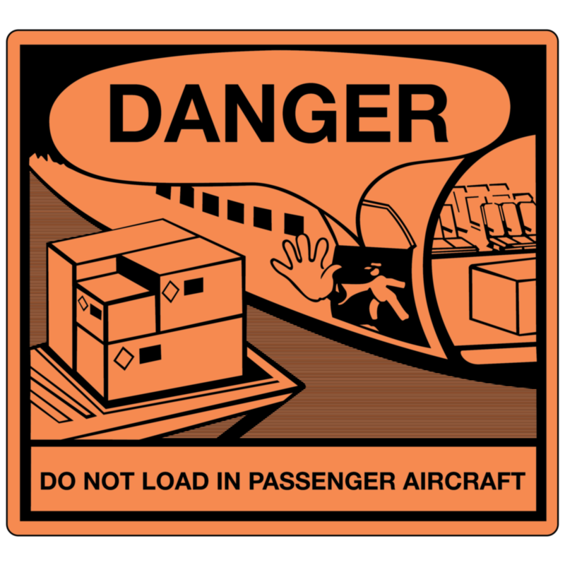 Cargo Aircraft Only Handling Labels 120x110mm | Labels Online