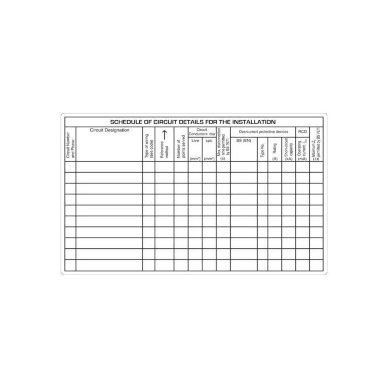 Circuit Detail Labels 140x85mm | Labels Online