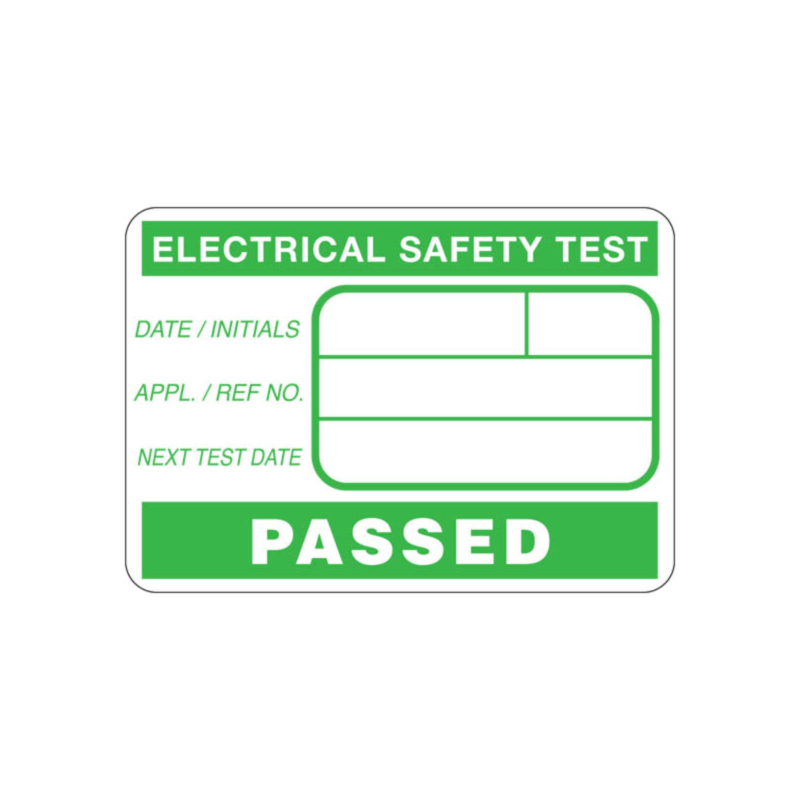 PAT Test Electrical Safety Test Labels 50x35mm | Labels Online