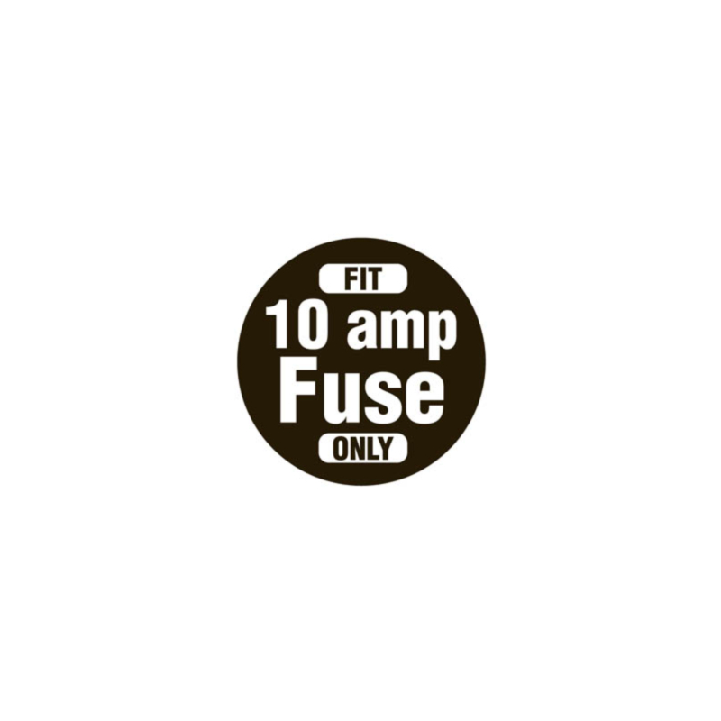 10 Amp Fuse Labels 20mm | Labels Online