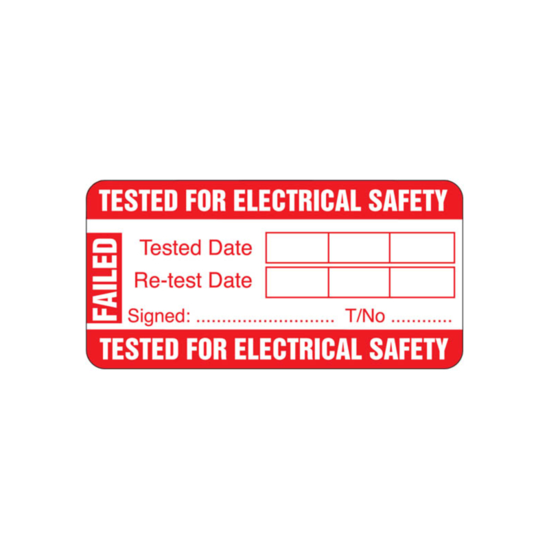 PAT Test Failed Labels 50x25mm | Labels Online
