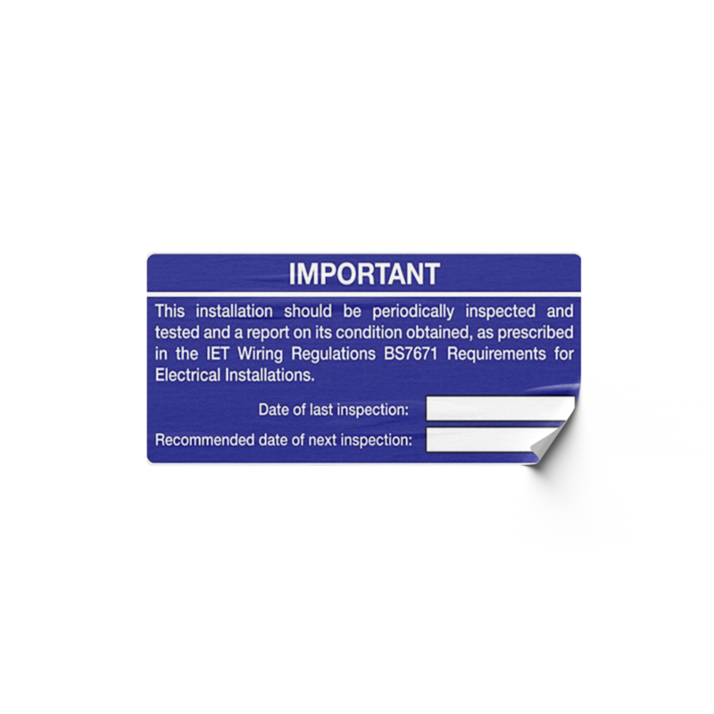 Periodic Inspection Label 120x50mm | Labels Online