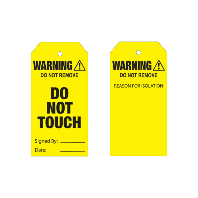 Warning Do Not Remove Do Not Touch Tag | Labels Online