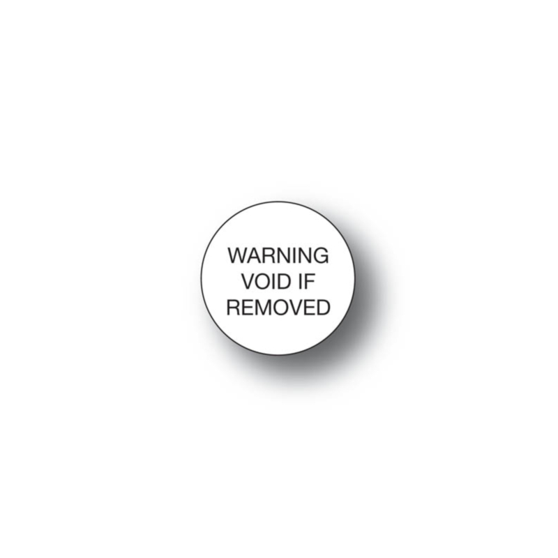 Warning Void if Removed Stickers 20mm | Labels Online