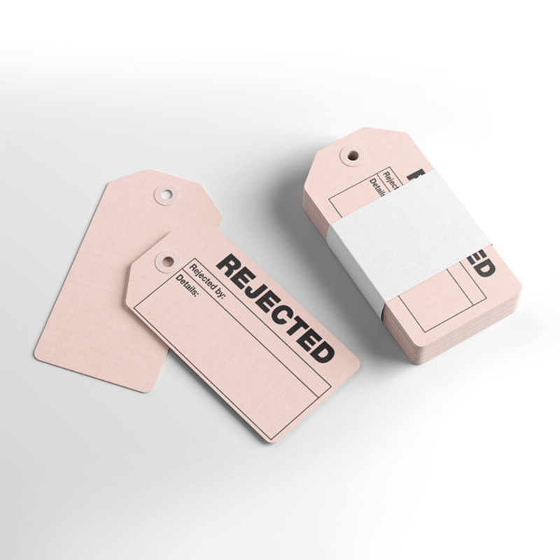 Buy QC Rejected Tags Online - LabelsOnline.co.uk