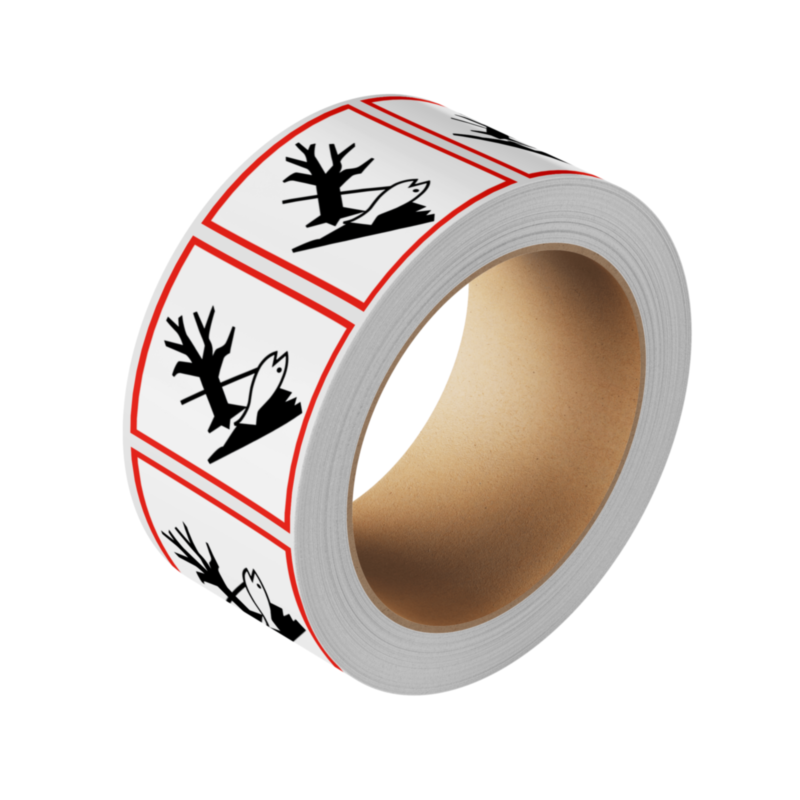 GHS & CLP Environmentally Hazardous Label 100x100mm | Labels Online