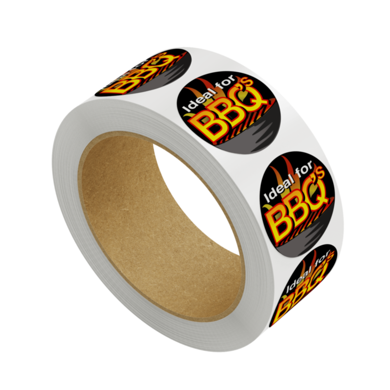 Ideal for BBQ's Labels 50mm Permanent | Labels Online