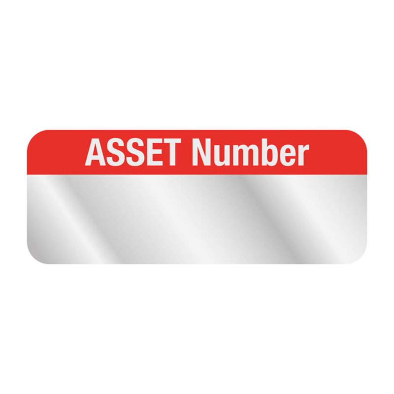 Blank Aluminum Asset Labels 38x15mm | Labels Online