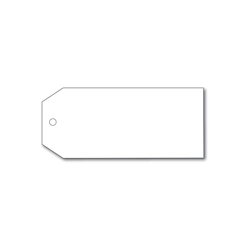 Blank White Tags 110x55mm | Labels Online