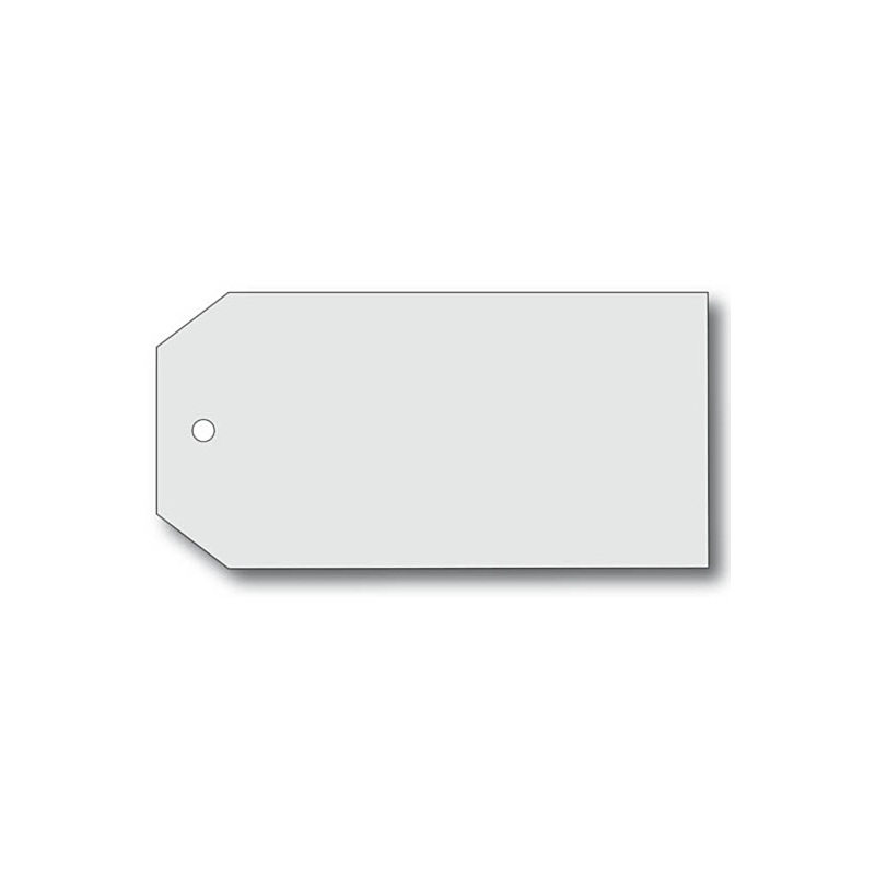 Blank Grey Tags 110x55mm | Labels Online