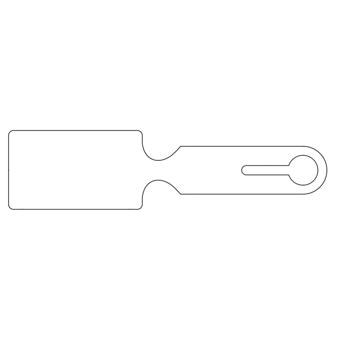 white loop through tags