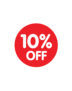 Red 50% Off Stickers | Labels Online