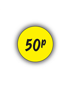 Yellow 25mm Price Labels | Labels Online