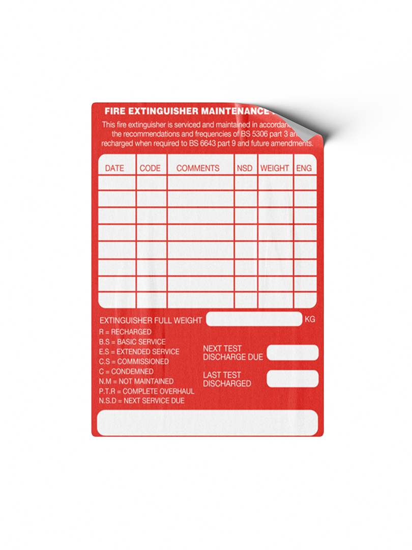 Small Fire Extinguisher Free Printable Fire Extinguisher Inspection ...
